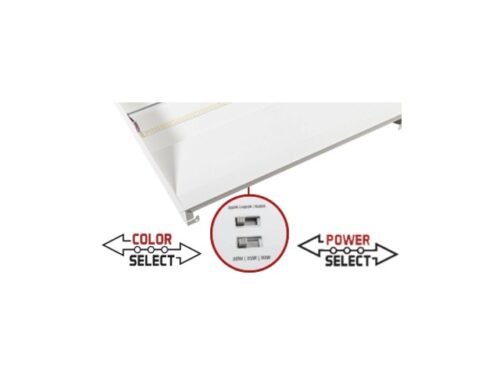 1X4 LED Center Basket Troffer | Power and Color Select